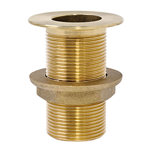 CORROSION-RESISTANT BRASS THROUGH HULL OUTLET WITH FLAT HEAD ...